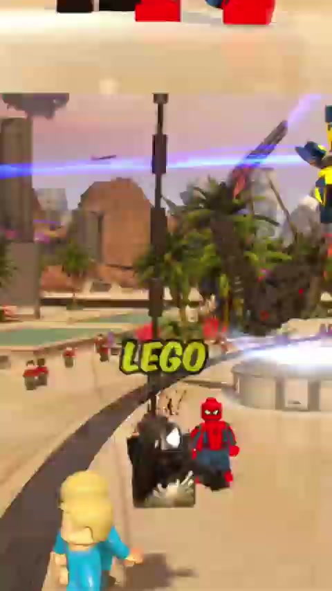 Spider-Man & the symbiote interaction in LEGO Marvel Super Heroes 2 # ...