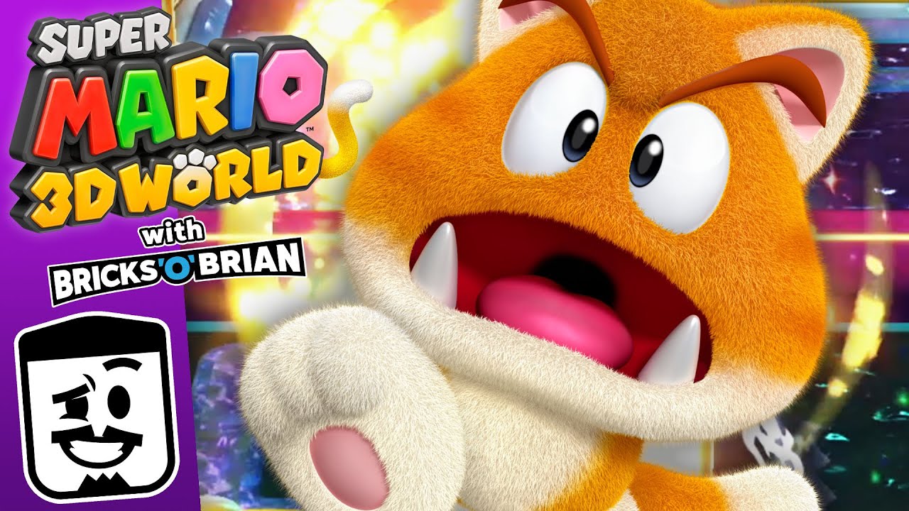 Giga mushroom world! - Episode 10 - Super Mario 3D World with Bricks 'O ...