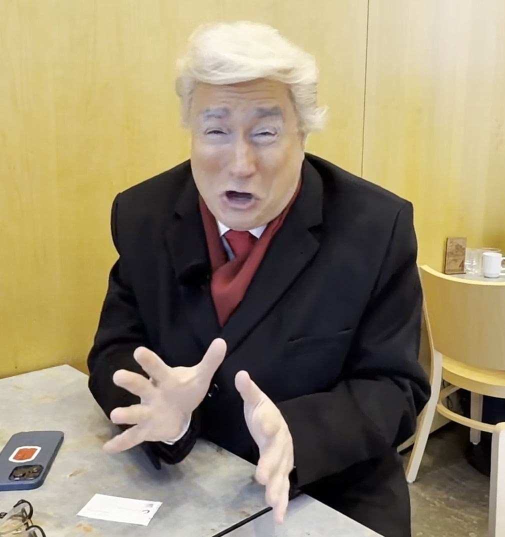 Trump impersonator warns South Korea: '54th state' threat