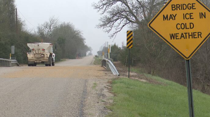 Brazos County Road & Bridge Department prep ahead of weekend weather