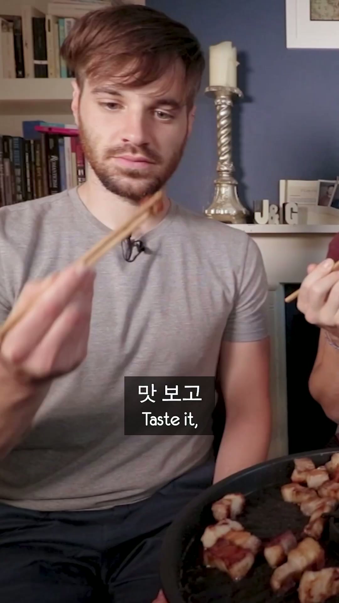 Brits try Korean BBQ for the first time: Samgyeopsal reactions!