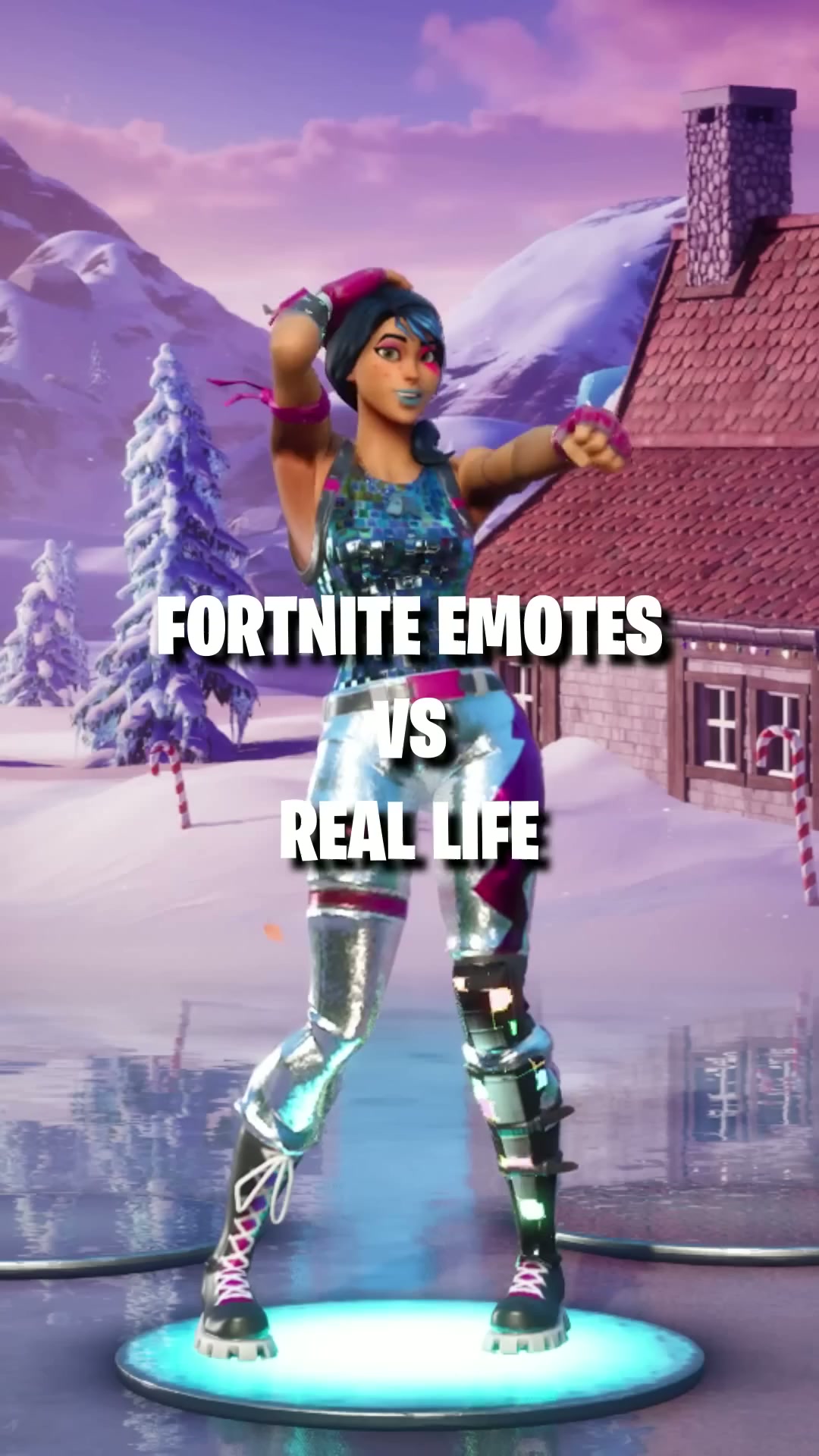 Fortnite emotes vs real life! 😳🤯 #shorts