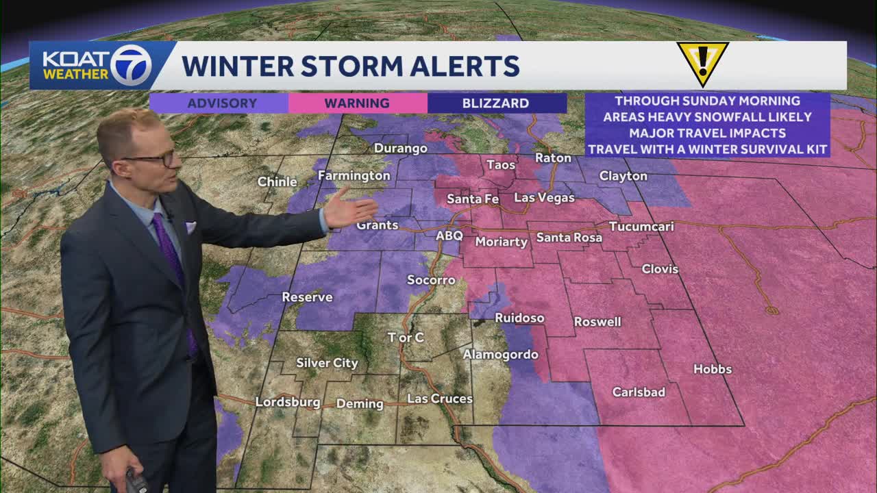New Mexico winter storm expected to bring frigid cold with significant ...