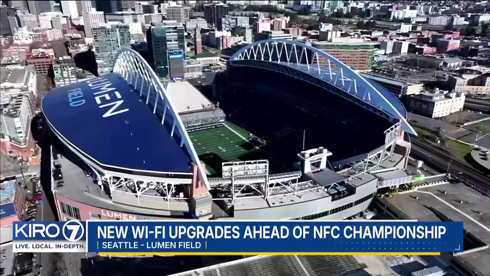 Video: WiFi upgrades at Lumen Field ahead of Seahawks game