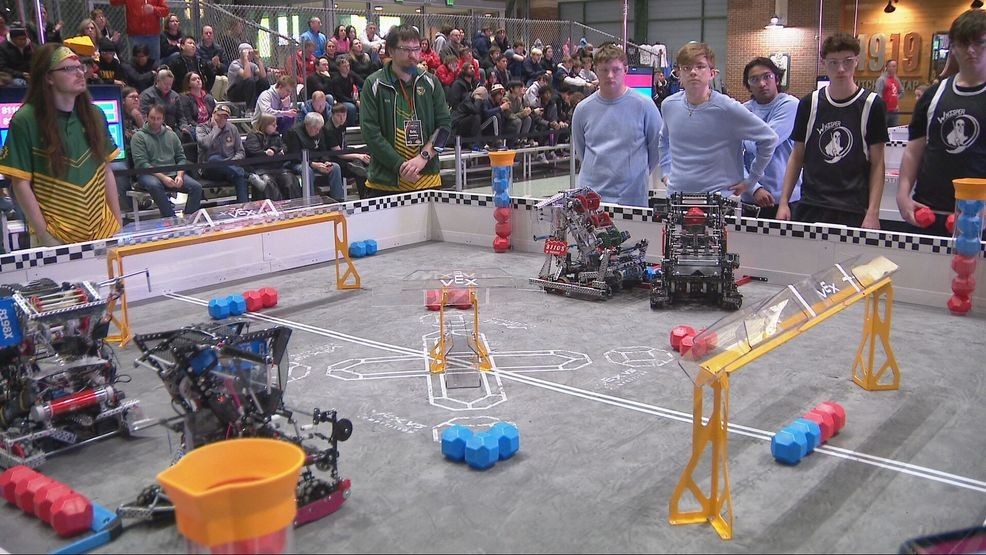 Robotics students from across the US show off their skills at Lambeau Field