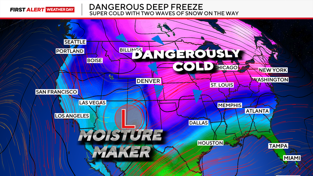 Dangerously cold temperatures and snow arrive in Colorado and will ...