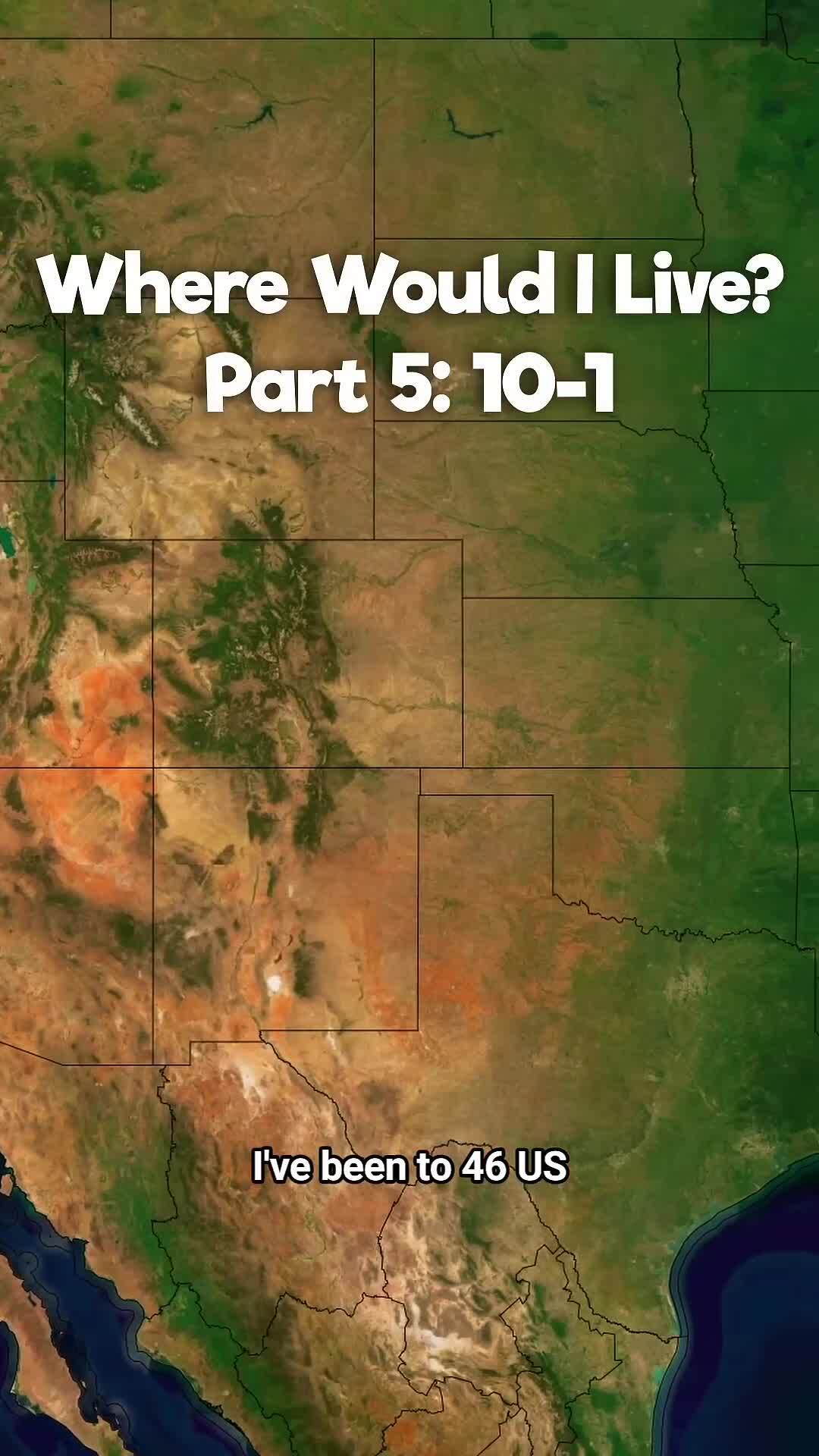 The top 10 US cities I would live in #geography