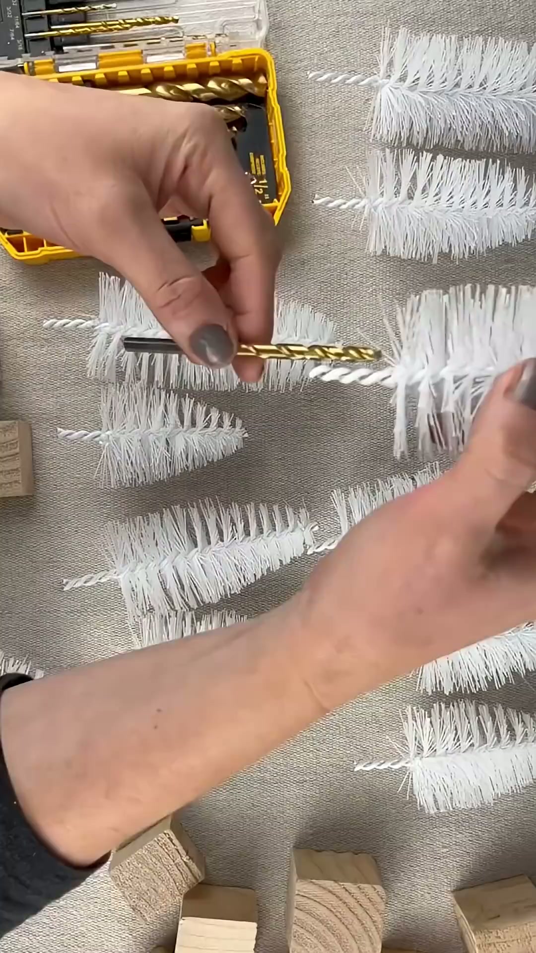 Is that a Dollar Tree toilet brush?