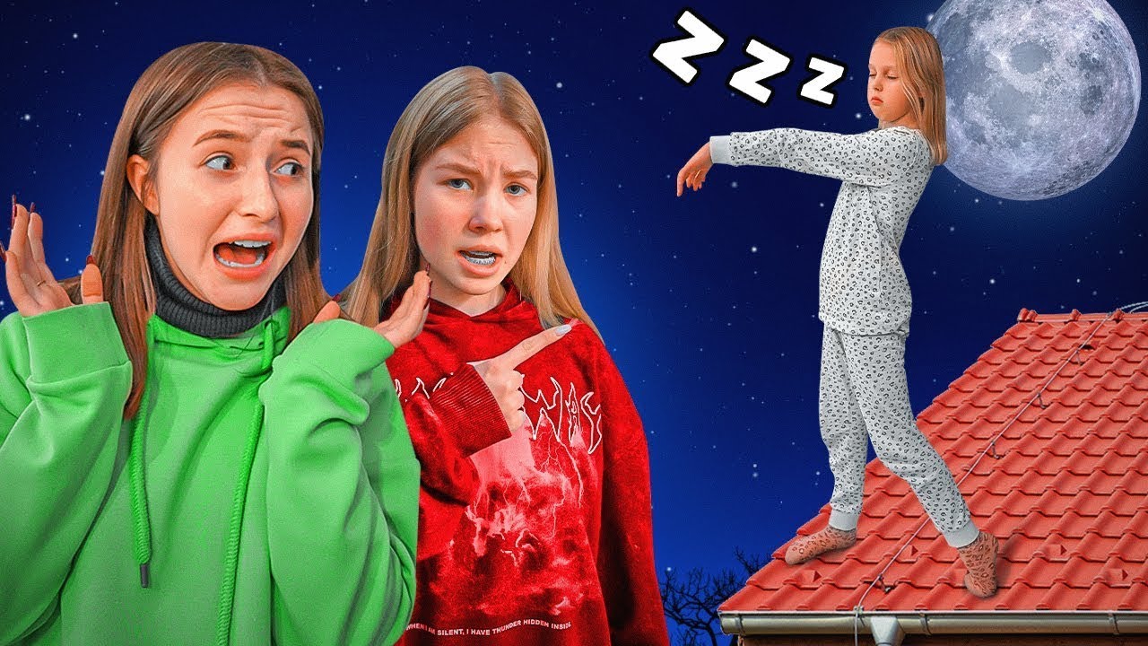 AMELKA EST SOMNAMBULE 😴 Marche-t-elle vraiment la nuit ? | Défi drôle