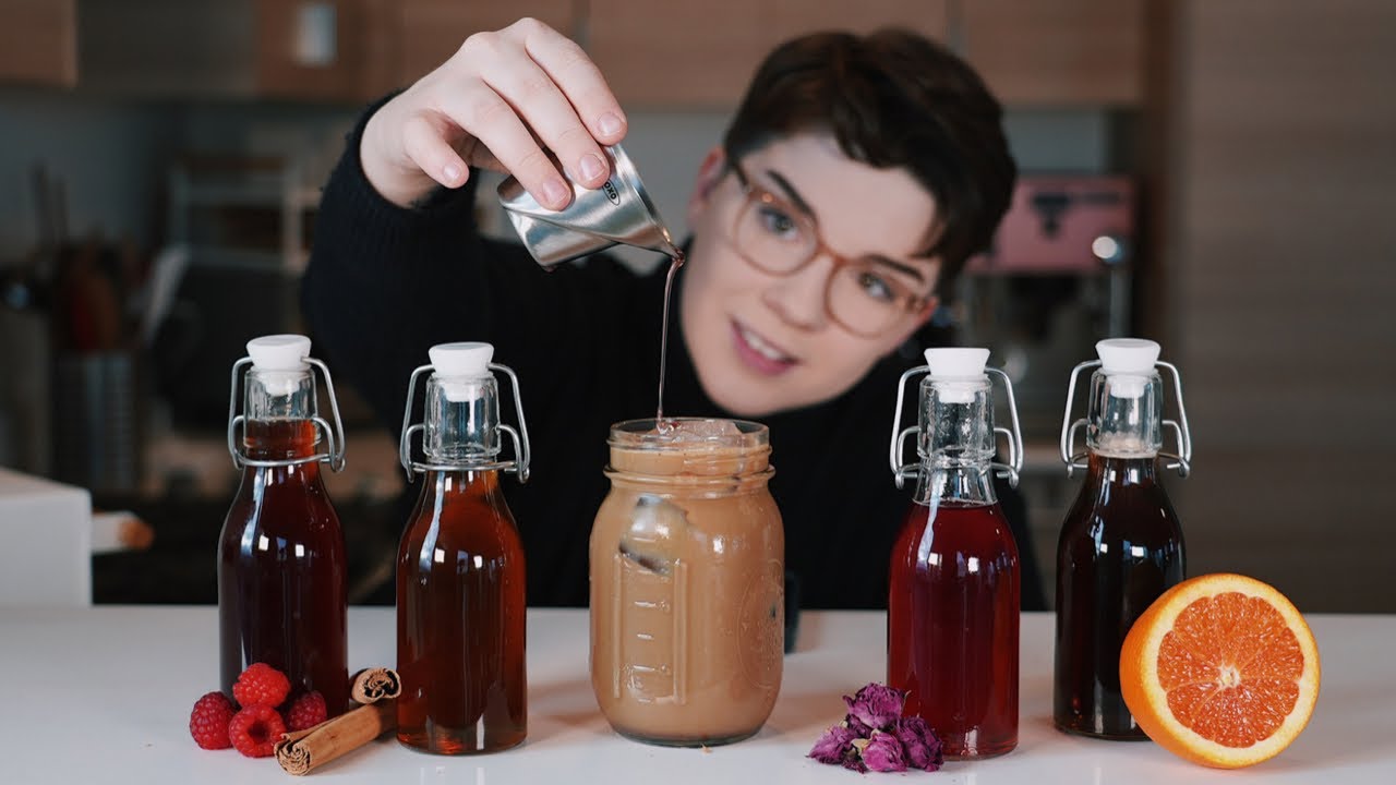 How to make 4 delicious homemade flavored syrups for coffee, tea ...