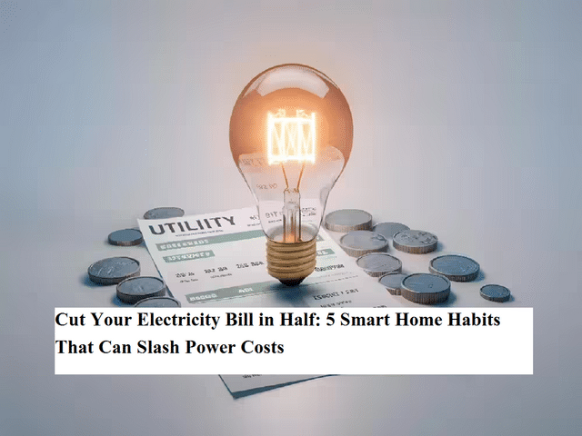 Cut your electricity bill in half: 5 smart home habits that can slash ...