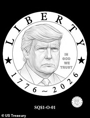 Trump's new $1 coin designs revealed after iconic 'fight' version axed ...