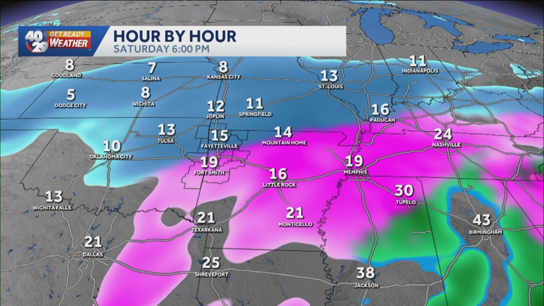 How long will the snow and sleet last? Hour-by-hour forecast