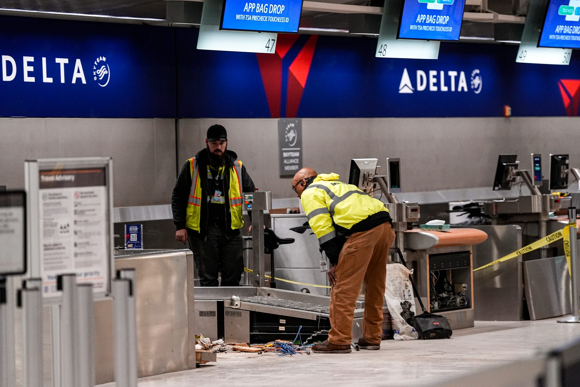 DTW operations back to normal after car drives into McNamara Terminal