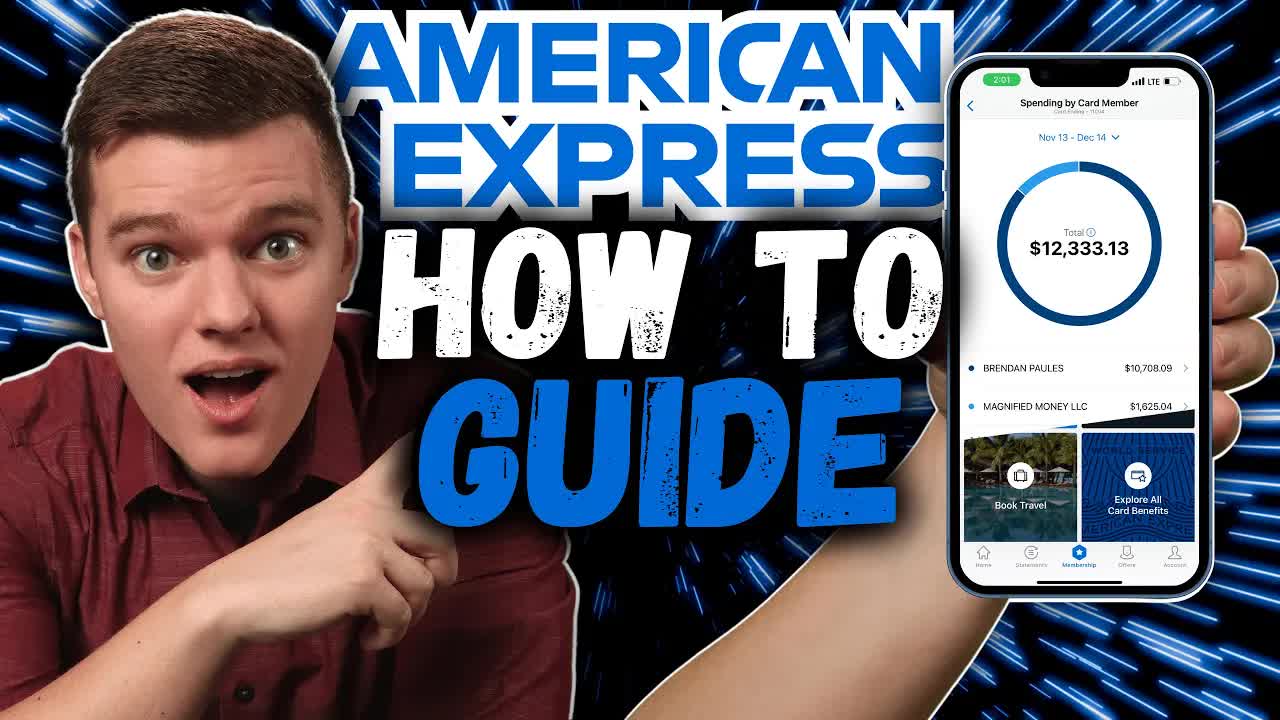 American Express mobile app step-by-step tutorial