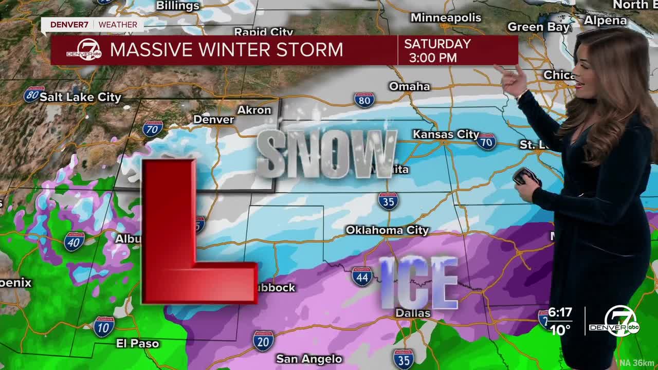 Frigid wind chills across E Colorado, snow overnight in Denver metro