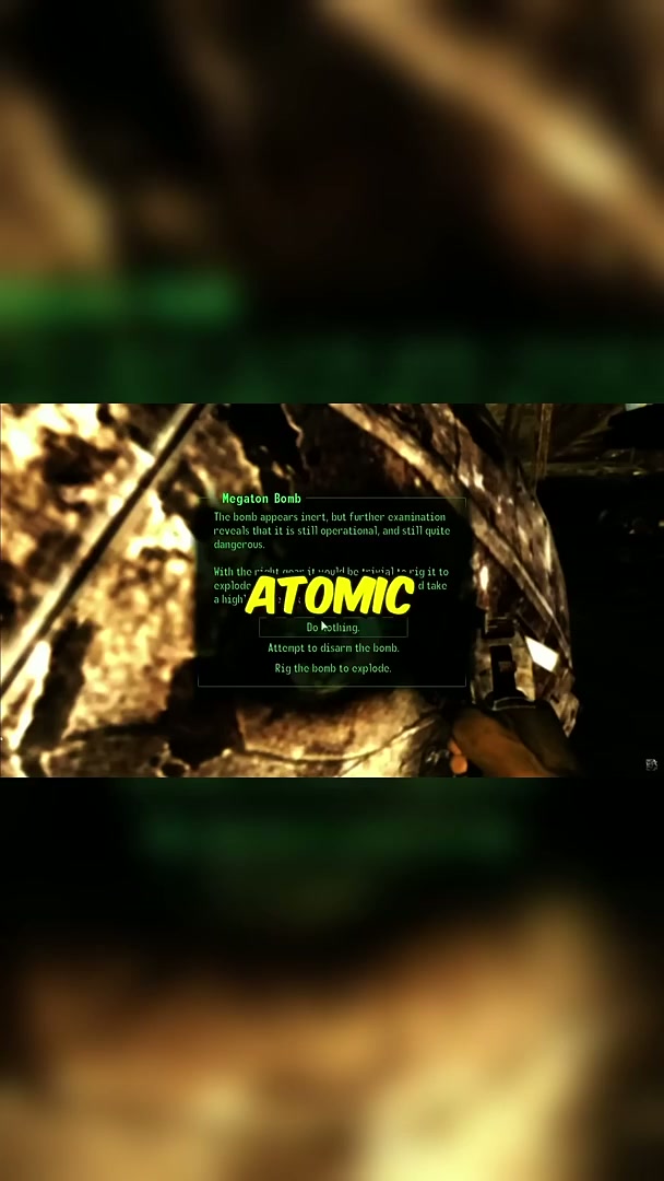 What happens if you don't disarm the Megaton nuclear bomb in Fallout 3 ...