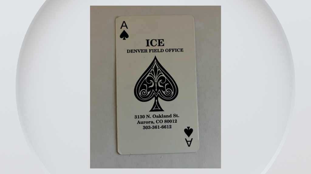 ICE condemns "death cards" left in vehicles of Colorado residents ...