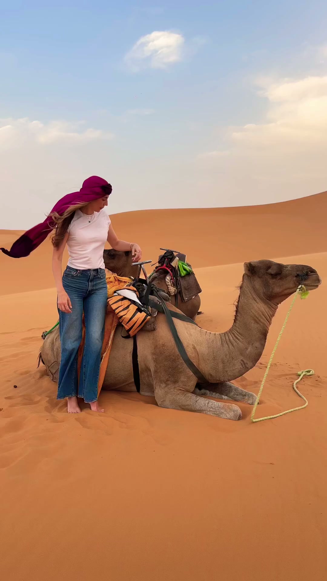 Alone in the Morocco desert 🐪