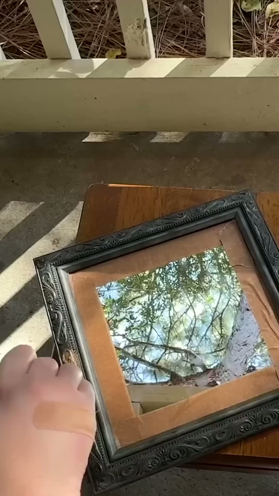 Turn a dollar store mirror into this!