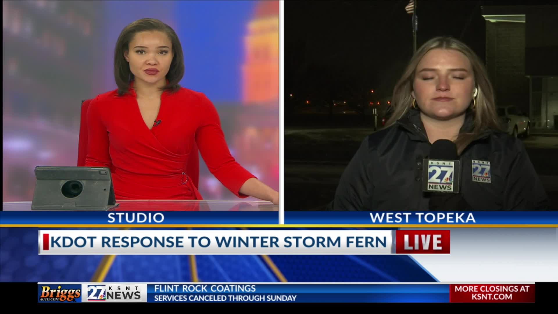 KDOT explains winter storm response amid frigid temperatures