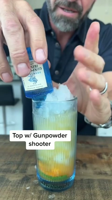 How to make a citrus gin float! 🍊