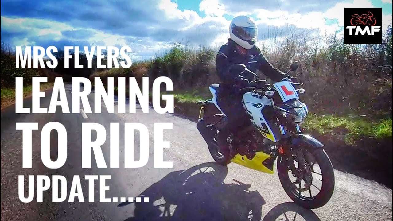 Learning to ride - Mrs Flyer's progress update