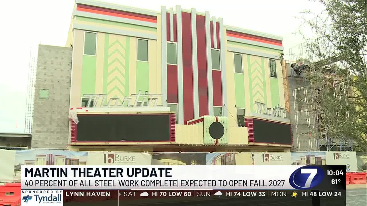 Construction advances on historic Martin Theatre in downtown Panama City