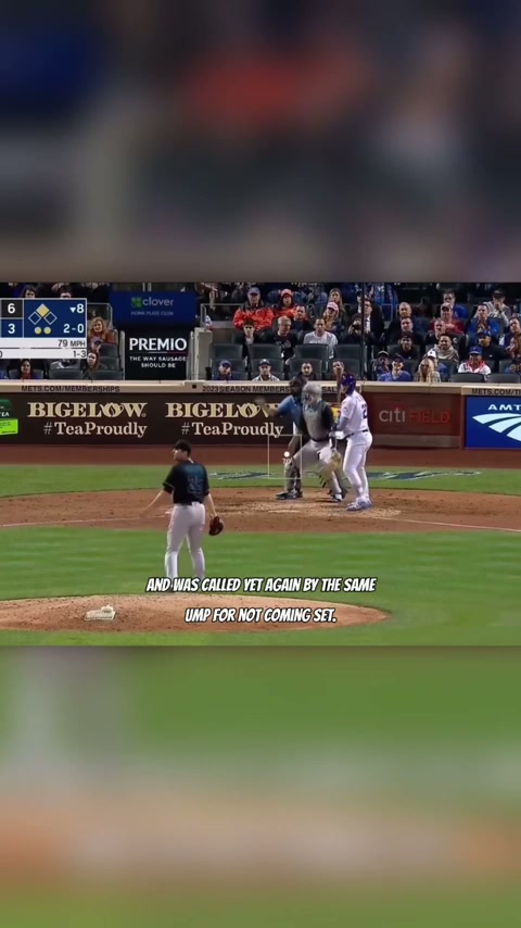 MLB pitcher balks three times in one at bat