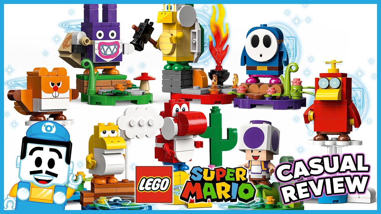 Series 5 character packs + Goomba shoe LEGO Super Mario review