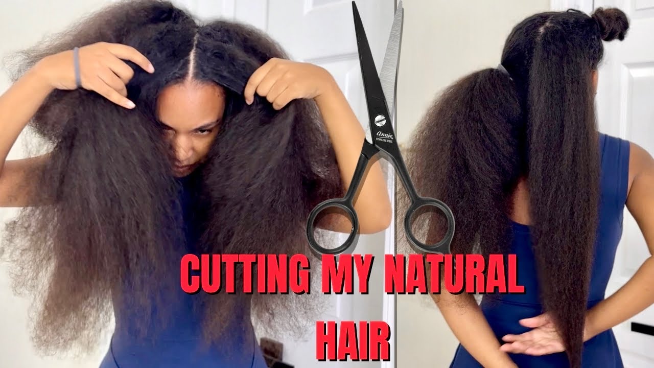How I cut & maintain my super long natural hair at home