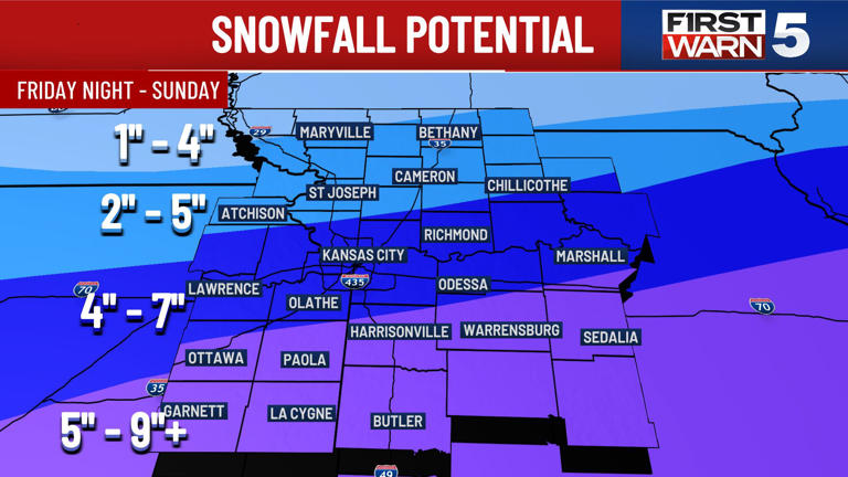 First Warn Weather Day: Slight adjustment to snowfall totals, winter ...
