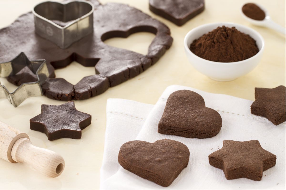 Cocoa shortcrust pastry