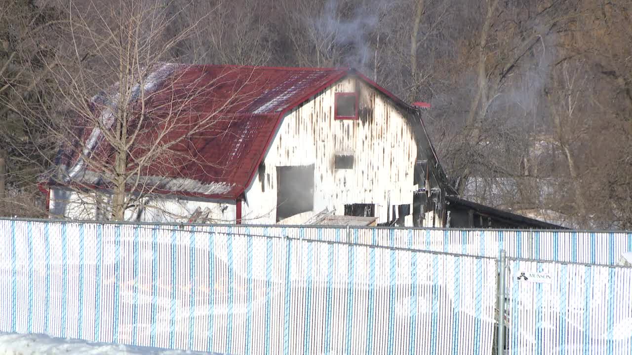Animals rescued from Germantown barn fire, structure a total loss