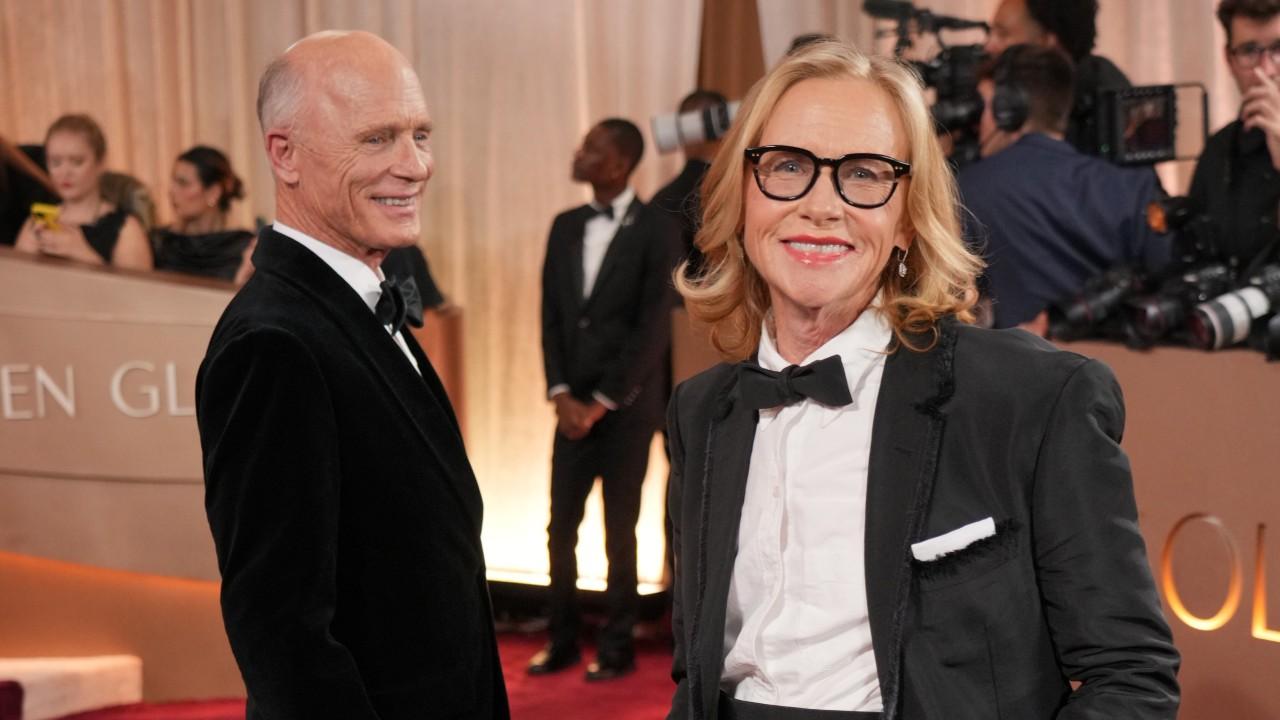 Ed Harris celebrates wife Amy Madigan's Oscar nomination