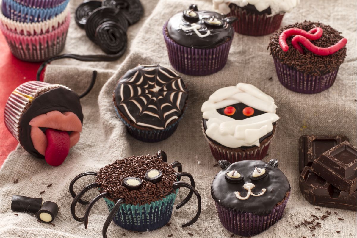 Monstrous Halloween cupcakes