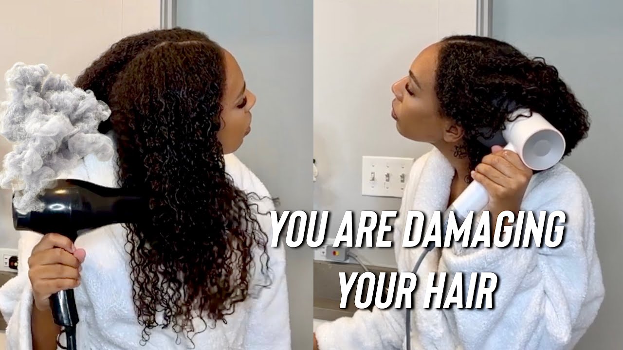 Reason for not retaining length - your blow dryer is damaging to your ...