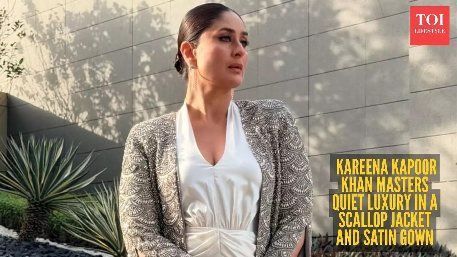 Modern-day maharani: Kareena Kapoor Khan’s scallop jacket and satin ...
