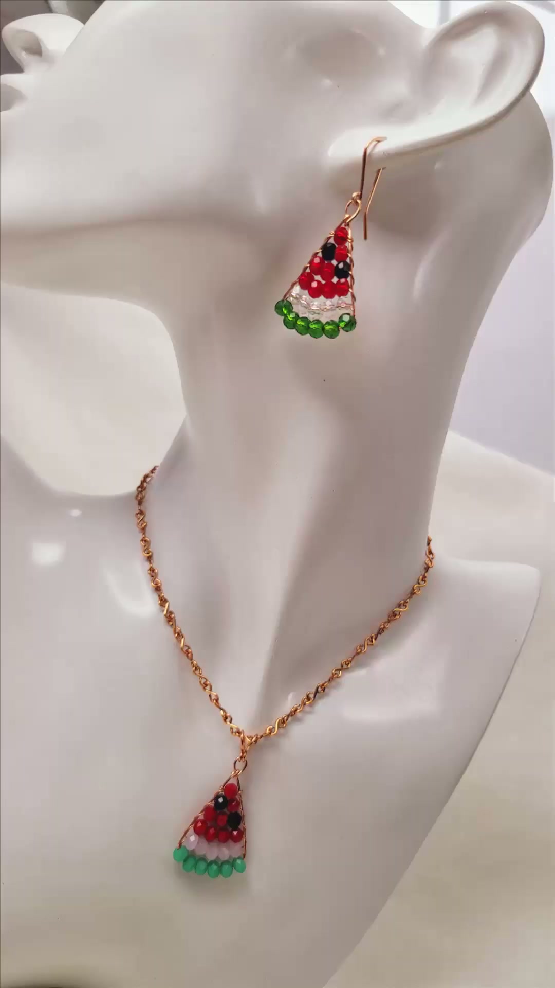 Do you like watermelon? #diy #jewelry #simple #idea #pendant ...