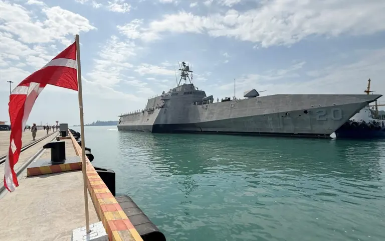 US warship makes first call at Cambodia’s Chinese-renovated naval base