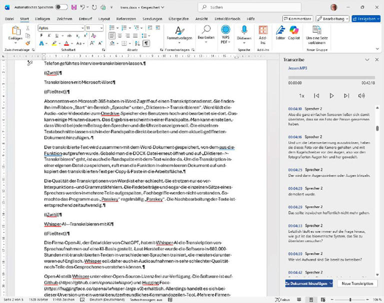 Audio in Text umwandeln: Die besten KI-Tools im Vergleich