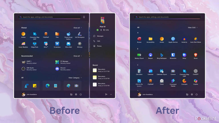 I transformed my Windows 11 start menu into an Android app drawer ...