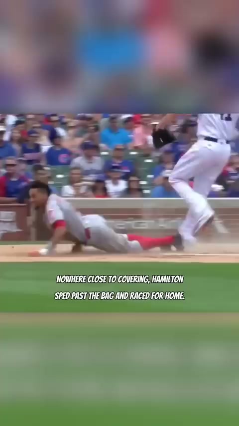 The time Billy Hamilton scored from second on a passed ball