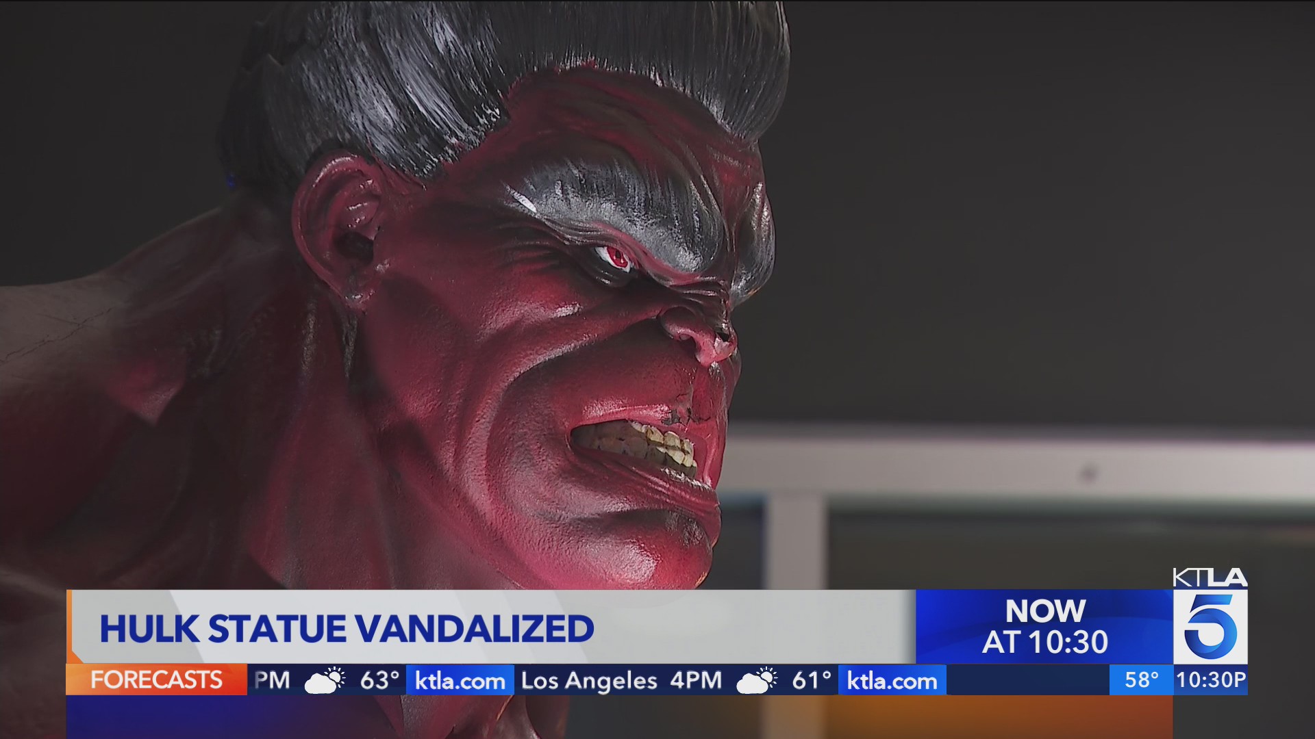 Hulk statue vandalism has Southern California gym owner seeing red