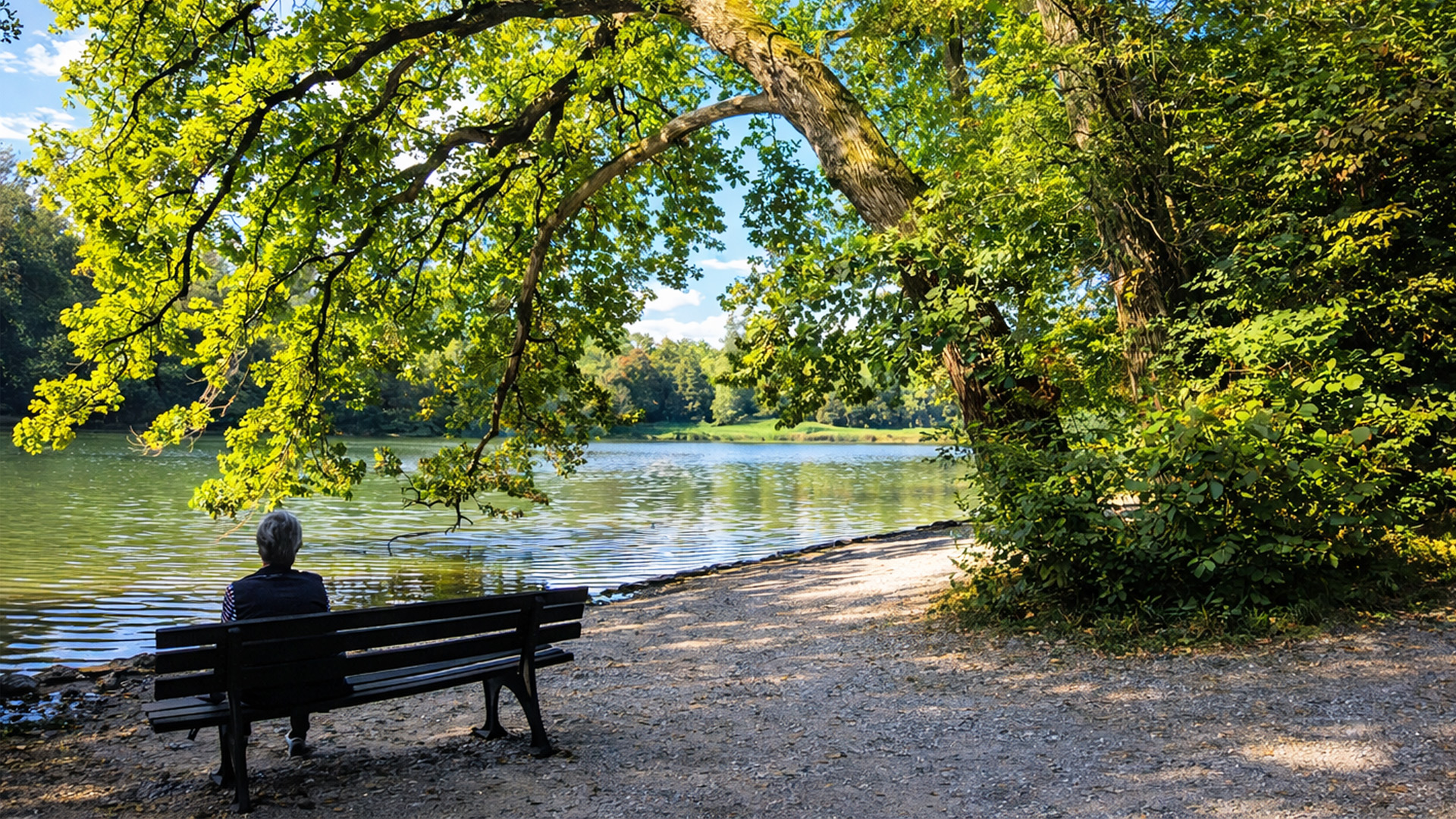 Balade dans le parc du château de Nymphenburg