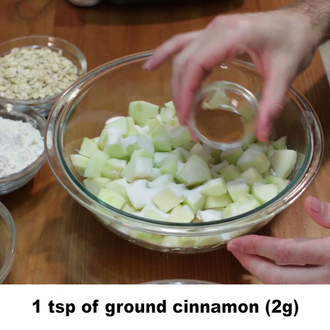 How to make apple crisp | Homemade apple crisp recipe | Short version