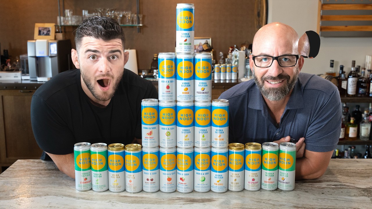 My dad reviews every High Noon flavor