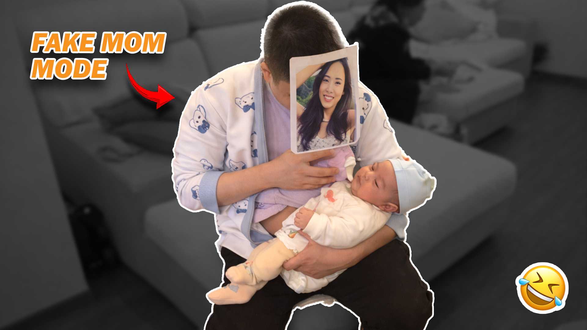 When He Becomes a Mom, A Funny Moment