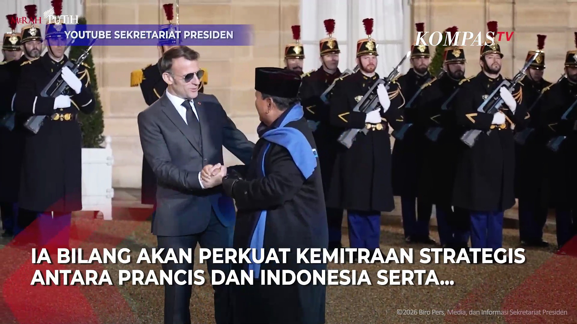 Macron ungkap isi pembicaraan dengan Prabowo di Istana Elysee