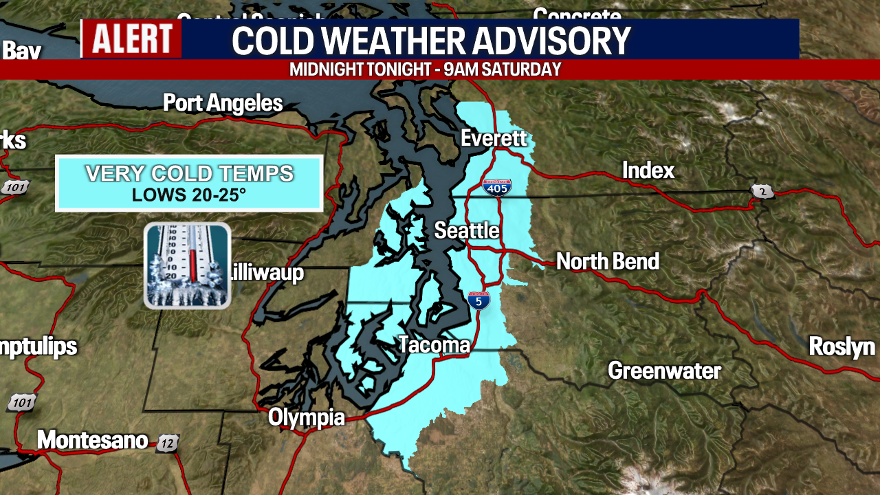 Seattle weather: Chilly mornings and sunny weekend ahead, highs in the 40s